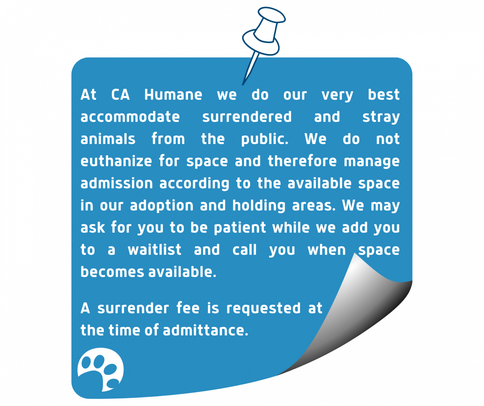 Animal Surrender – Central Alberta Humane Society