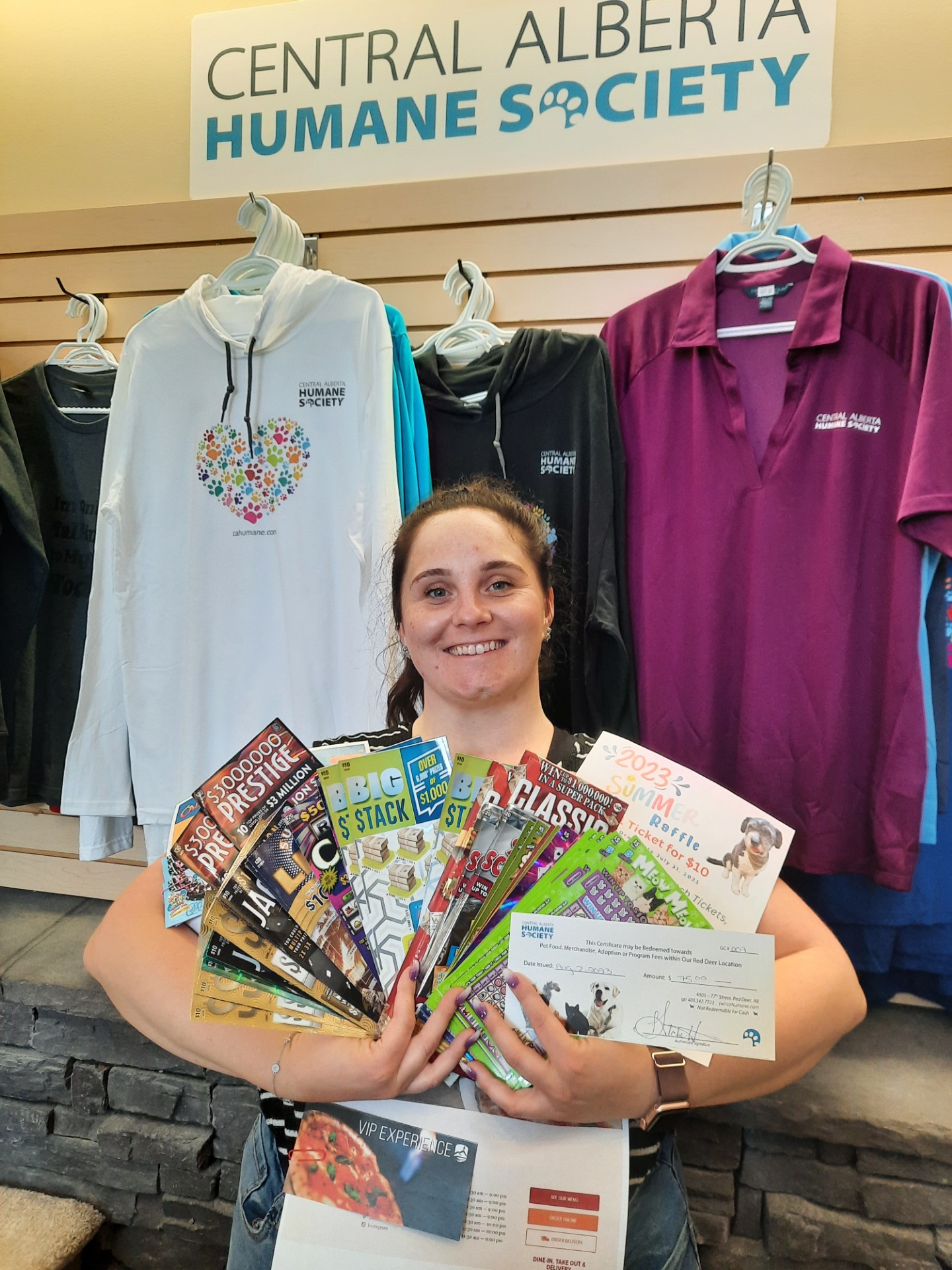 2023 Summer Raffle Winner! – Central Alberta Humane Society
